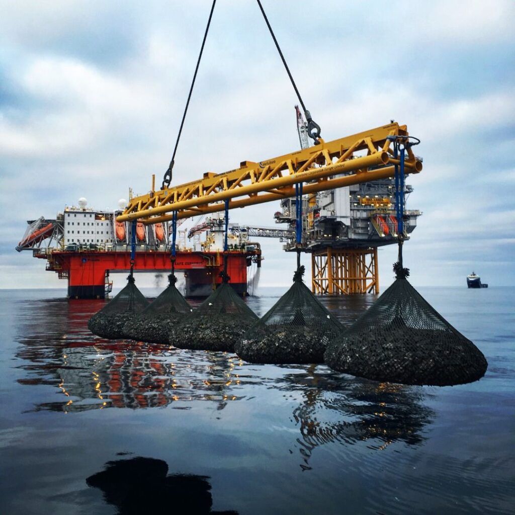 Rockbags I Erosion protection offshore